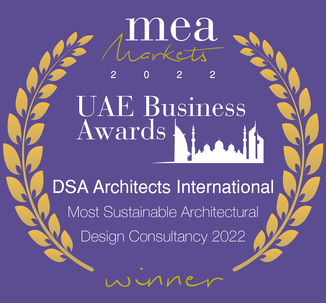 Most Sustainable Architectural Design Consultancy by MEA Markets - UAE Business Awards 2022 ...