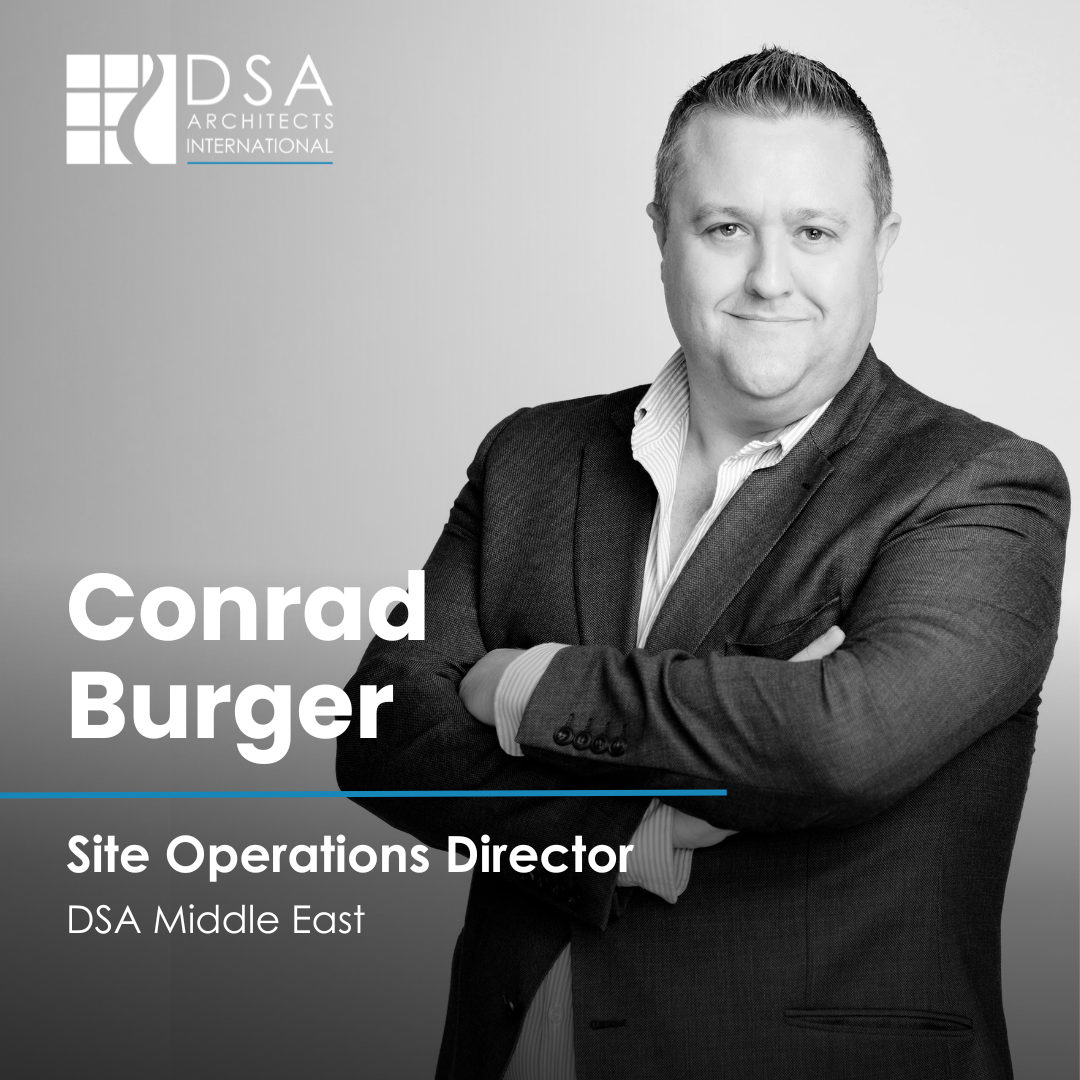 Conrad Burger Promoted to Site Operations Director, DSA Middle East ...